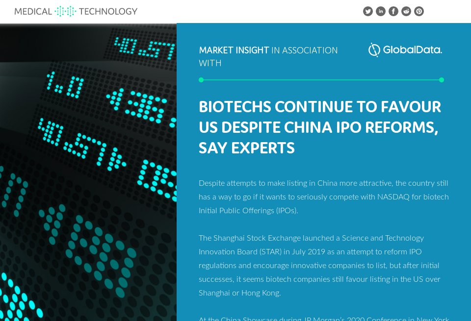 Biotechs continue to favour US despite China IPO reforms, say experts ...