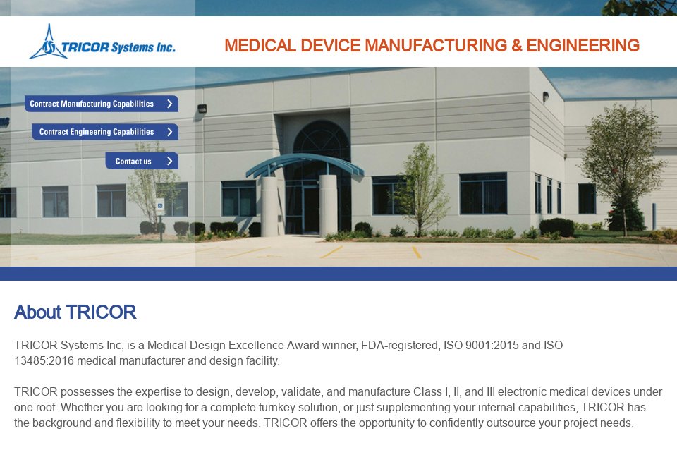 Tricor Systems - Medical Technology | Issue 26 | April 2020