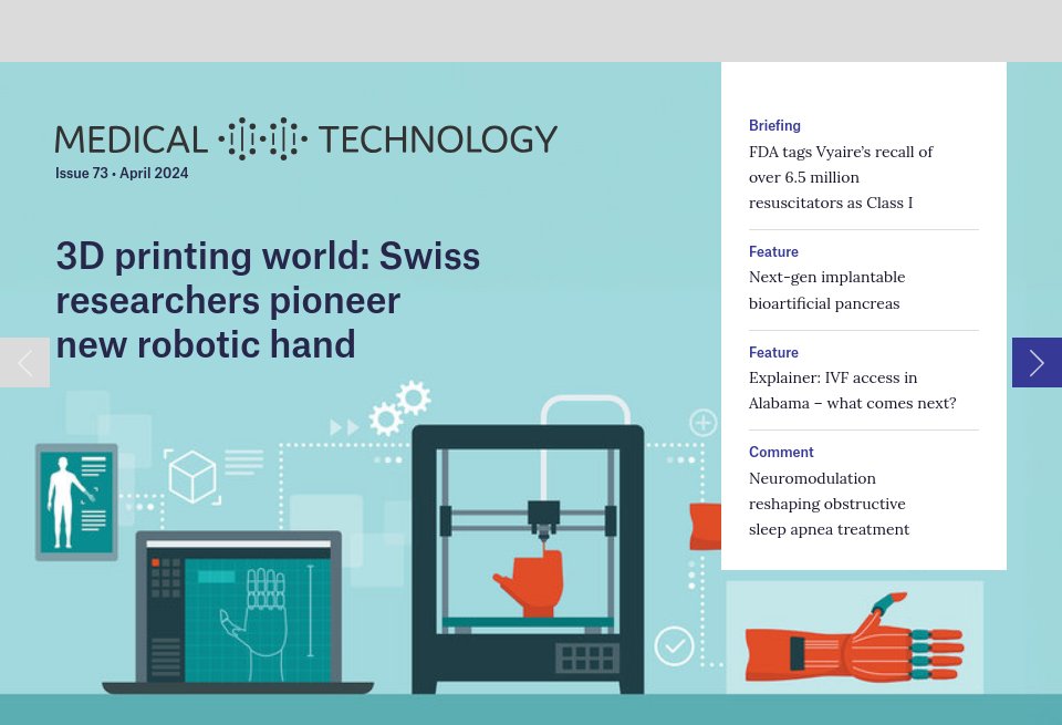 Home | 3D printing world: Swiss researchers pioneer new robotic hand ...