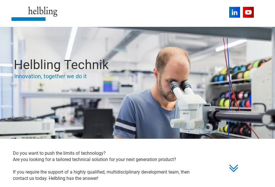 Helbling - Medical Technology | Issue 30 | August 2020