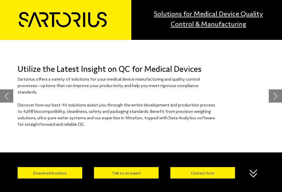 Sartorius - Medical Technology | Issue 57 | December 2022