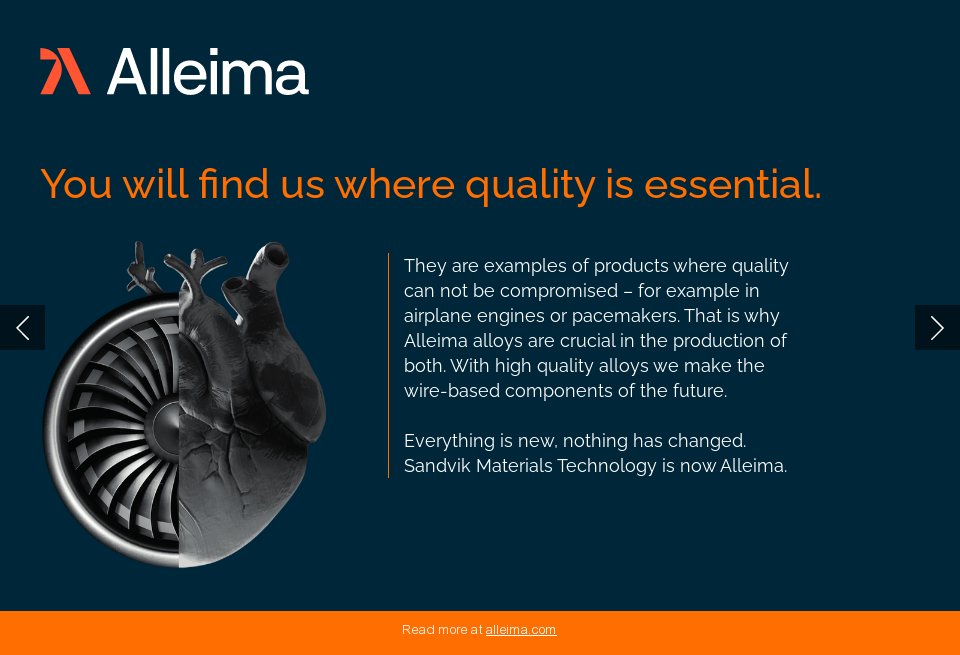 Alleima - Medical Technology | Issue 59 | February 2023
