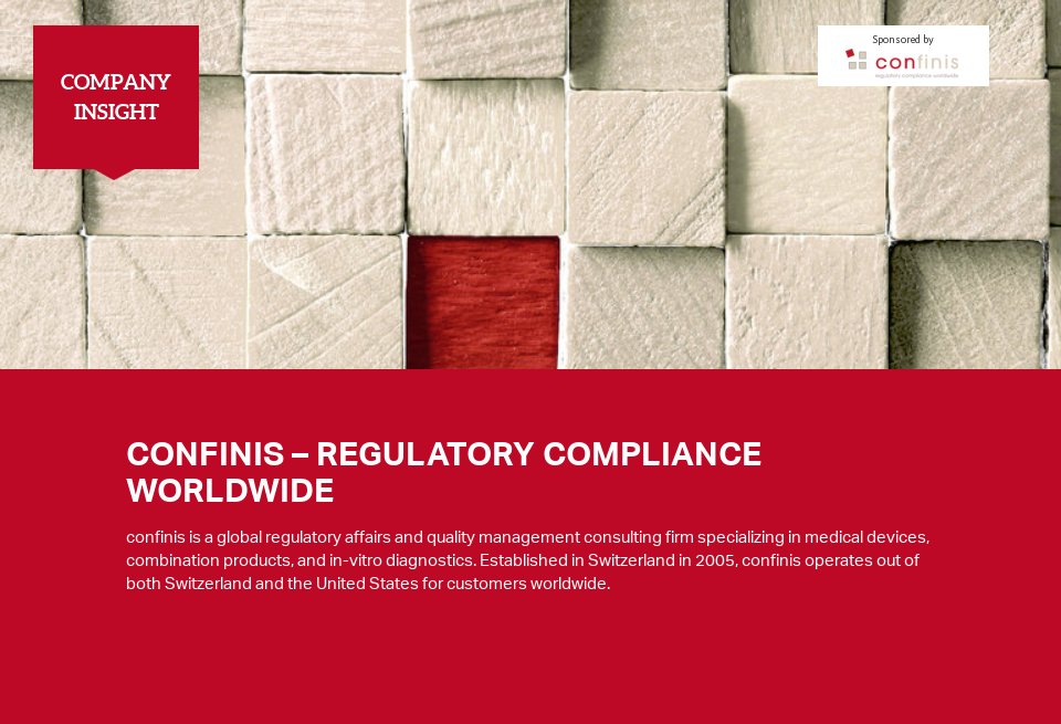 confinis Company Insight - Medical Technology | Issue 23 | January 2020