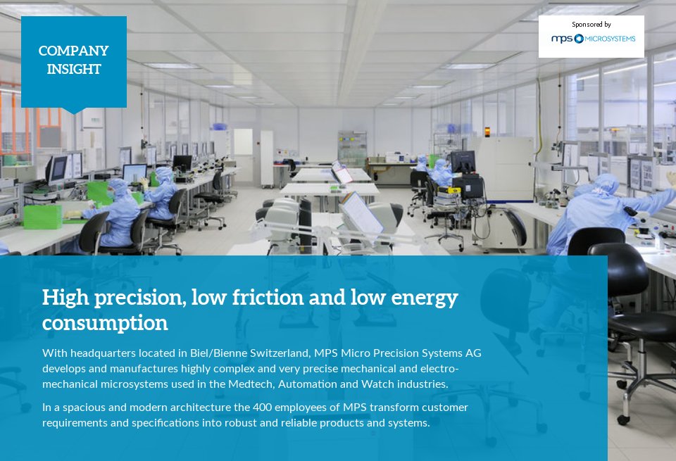 MPS Microsystems Company Insight - Medical Technology | Issue 17 | July ...