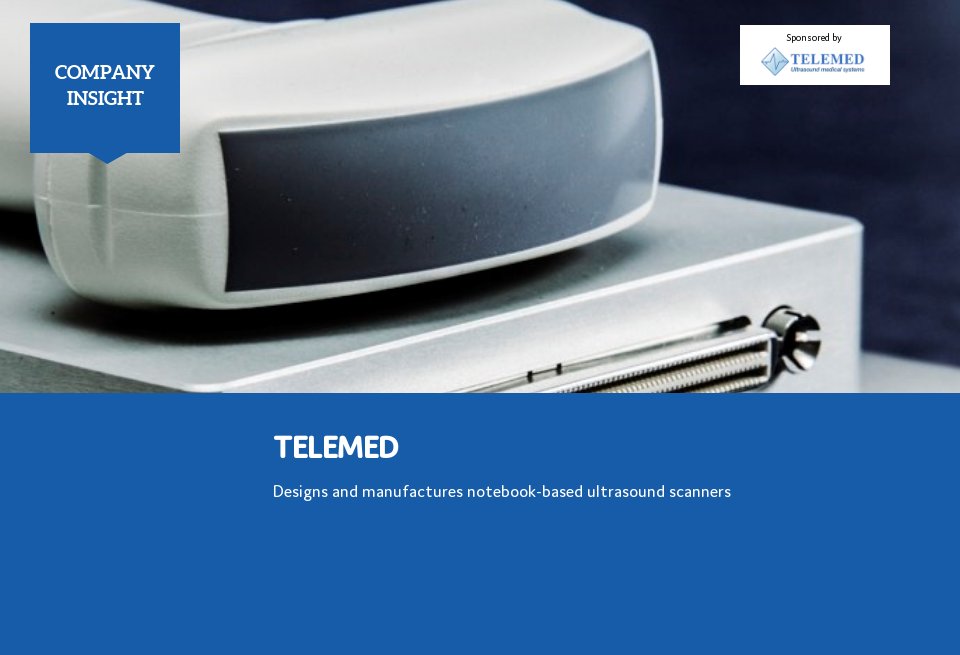 Telemed Company Insight - Medical Technology | Issue 17 | July 2019