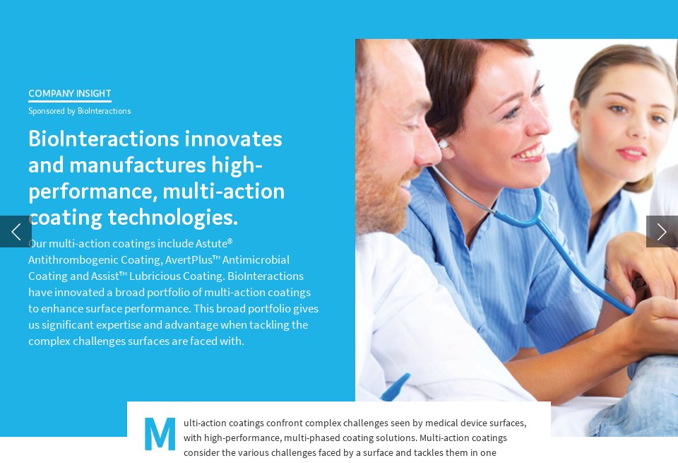 BioInteractions Company Insight - Medical Technology | Issue 41 | July 2021