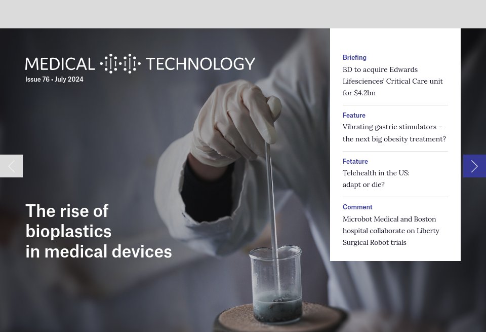 The rise of bioplastics in medical devices - Medical Technology | Issue ...