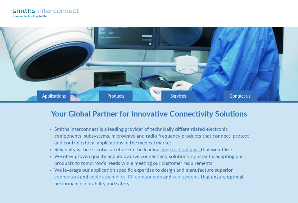 Smiths Interconnect - Medical Technology | Issue 16 | June 2019