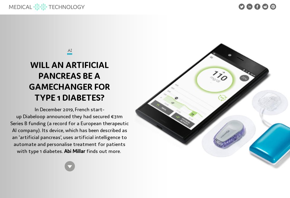 Will an artificial pancreas be a gamechanger for type 1 diabetes ...