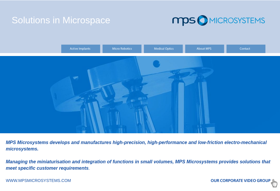 MPS MIcrosystem - Medical Technology | Issue 6 | March 2018