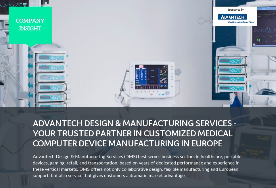 Advantech Company Insight - Medical Technology | Issue 13 | March 2019