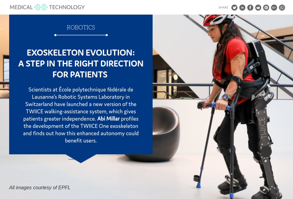 Exoskeleton evolution: A step in the right direction for patients ...