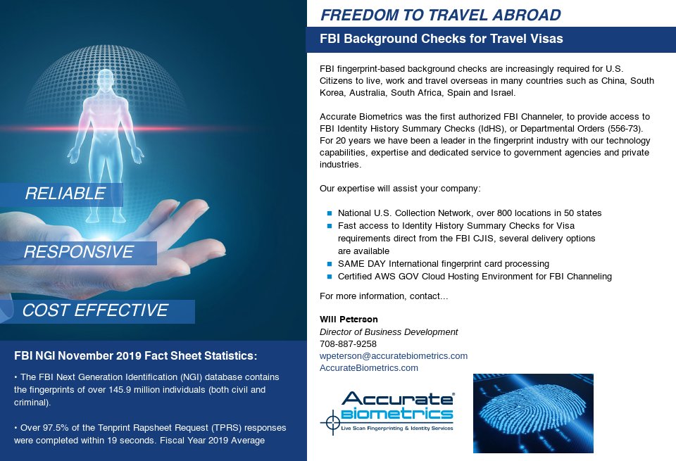 Accurate Biometrics - Medical Technology | Issue 25 | March 2020