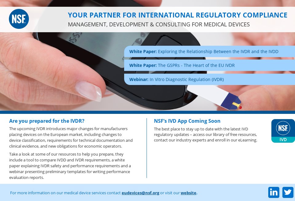 NSF - Medical Technology | Issue 25 | March 2020