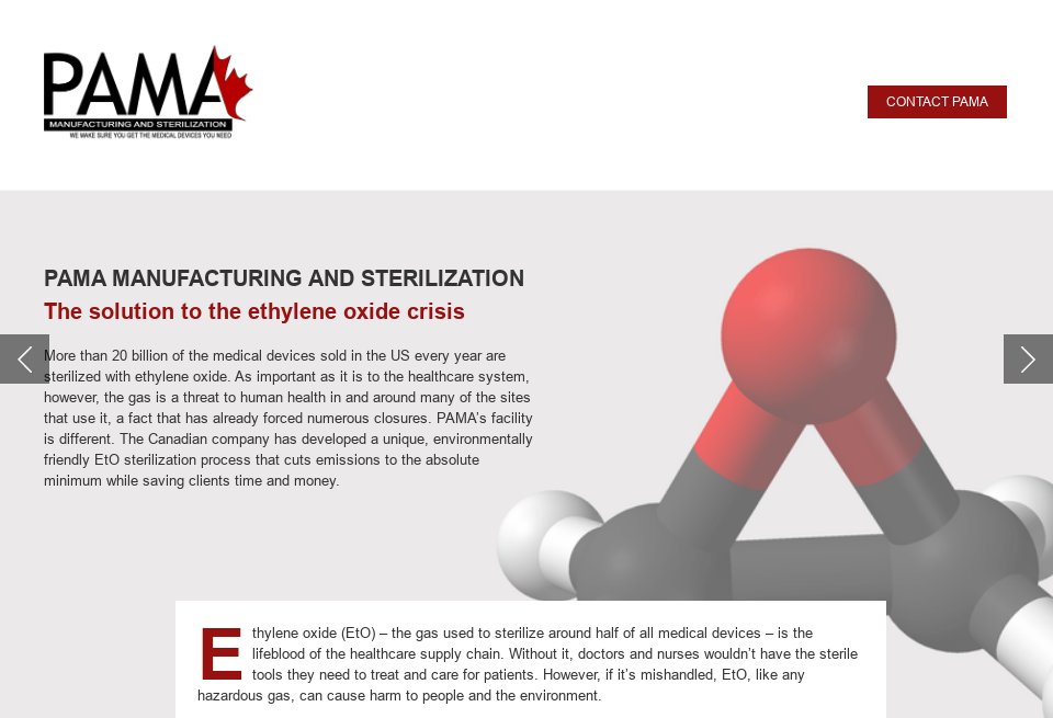 PAMA Manufacturing and Sterilization - Medical Technology | Issue 49 ...