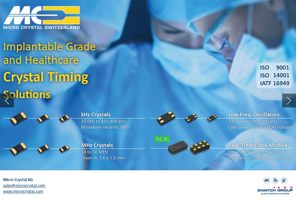 Micro Crystal - Medical Technology | Issue 60 | March 2023