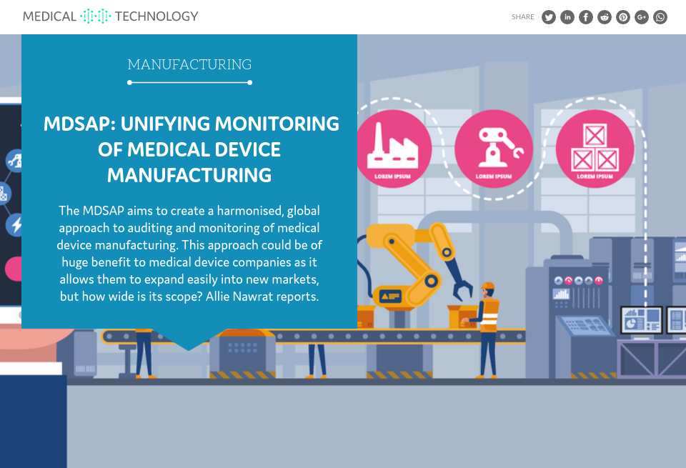 MDSAP: unifying monitoring of medical device manufacturing - Medical ...