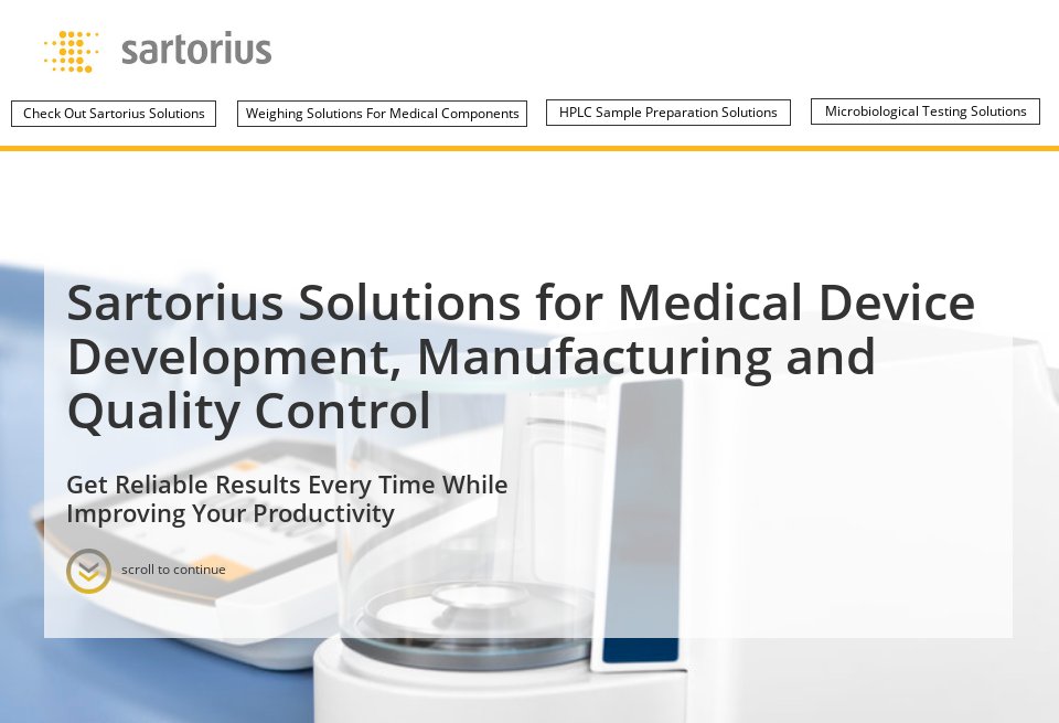 Sartorius - Medical Technology | Issue 15 | May 2019