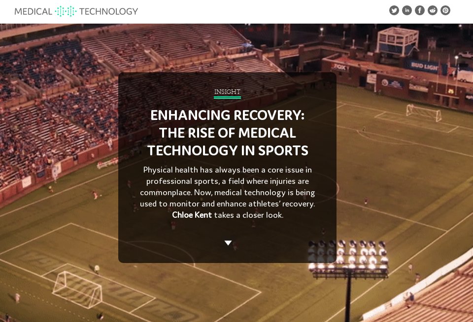 Enhancing recovery: the rise of medical technology in sports - Medical ...