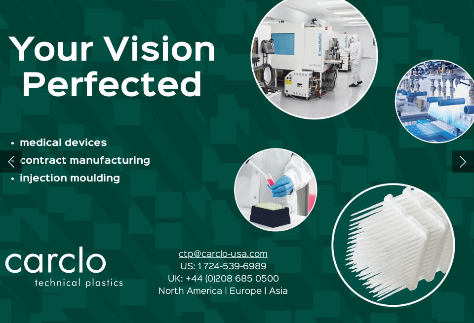 Carclo Technical Plastics - Medical Technology | Issue 39 | May 2021