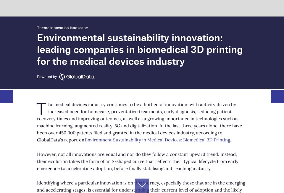 Environmental sustainability innovation: leading companies in ...