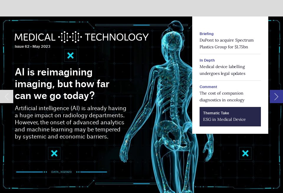 Home | AI is reimagining imaging, but how far can we go today ...