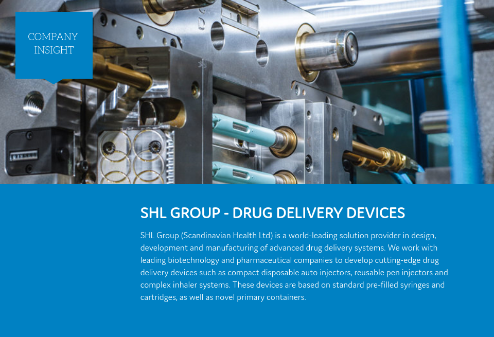 SHL Group Company Insight - Medical Technology | Issue 4 | November 2017