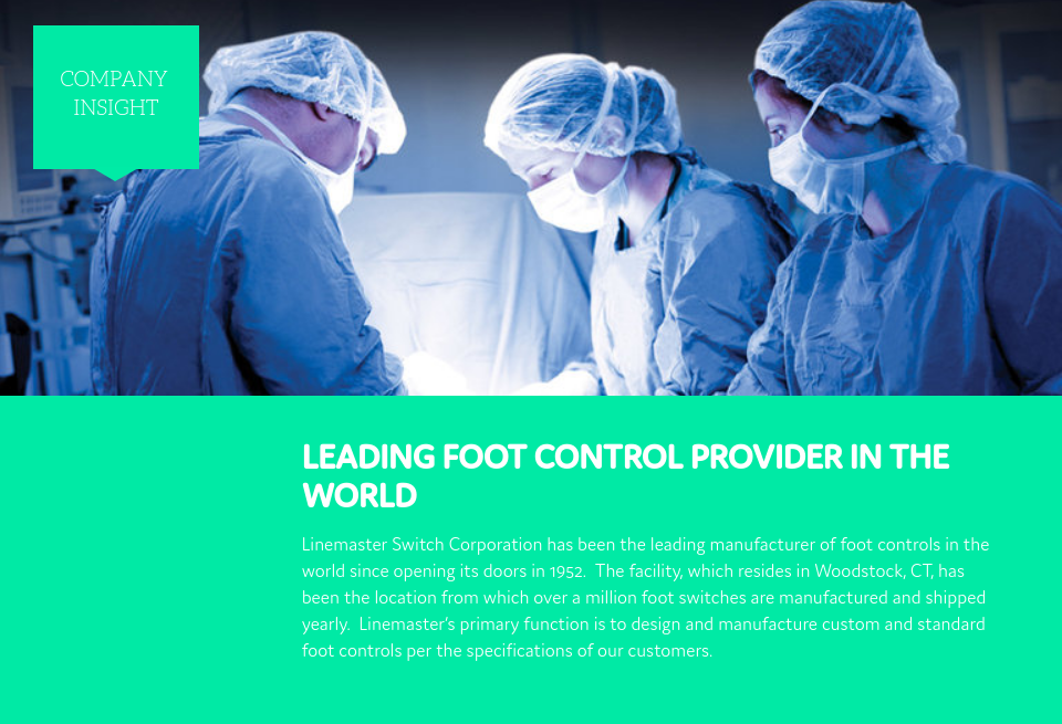 Linemaster Company Insight - Medical Technology | Issue 10 | November 2018