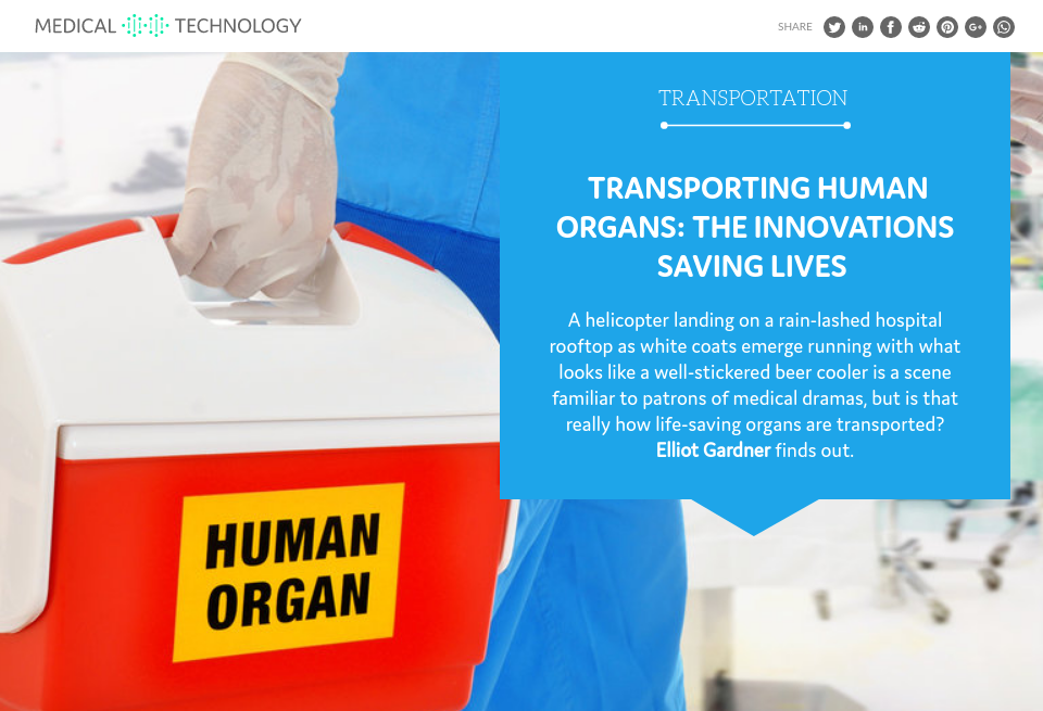 Transporting human organs: the innovations saving lives - Medical ...