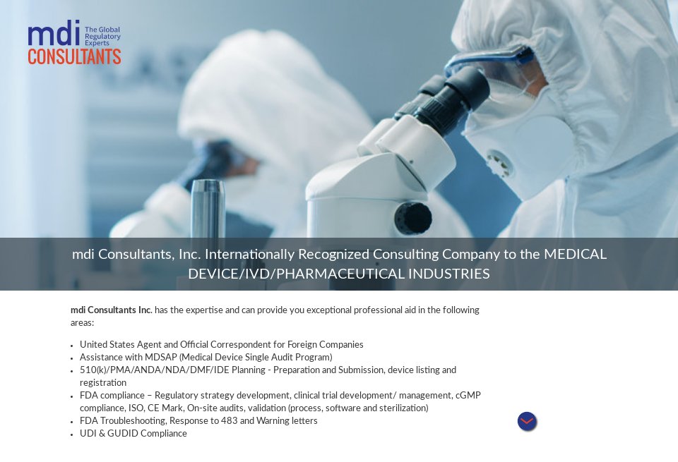 mdi Consultants - Medical Technology | Issue 21 | November 2019