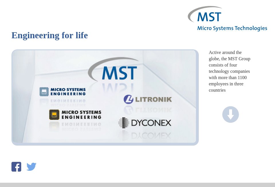 Micro Systems Technologies - Medical Technology | Issue 21 | November 2019