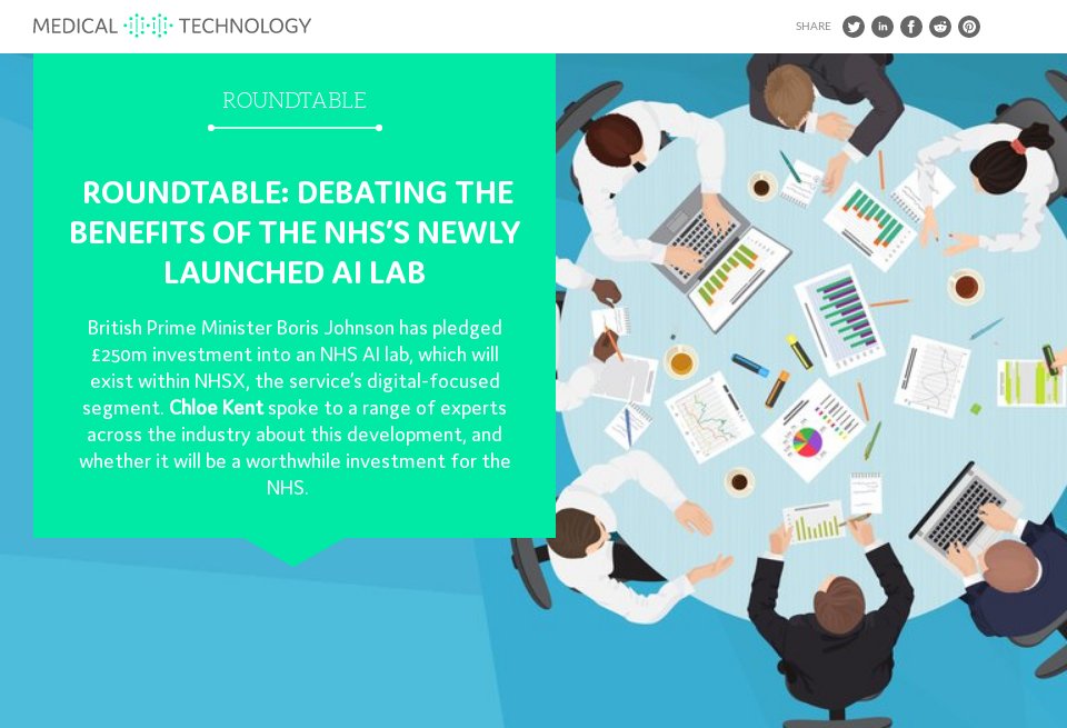 Roundtable: debating the benefits of the NHS’s newly launched AI lab ...