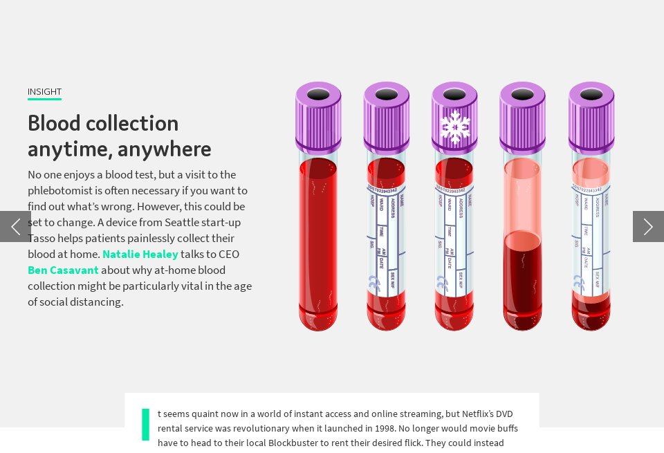 Blood collection anytime, anywhere - Medical Technology | Issue 33 ...