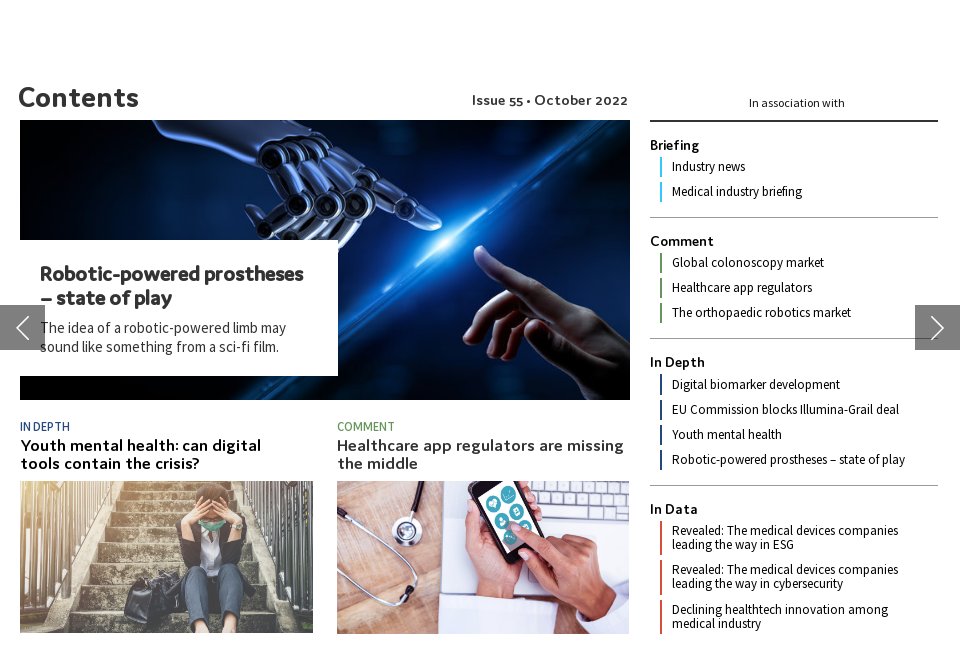 Technimount System - Medical Technology | Issue 55 | October 2022