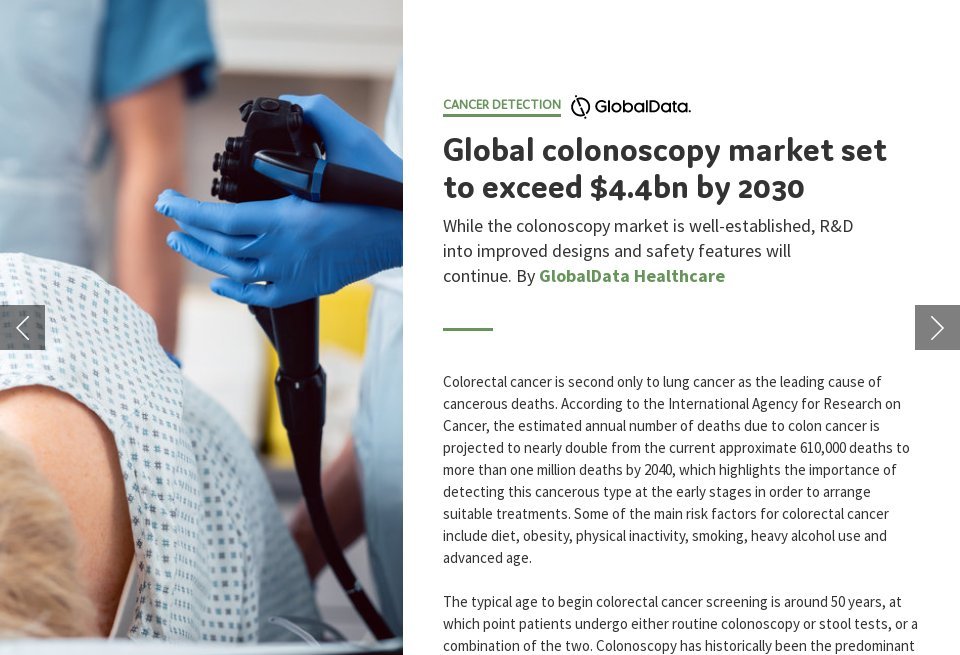 Global colonoscopy market set to exceed $4.4bn by 2030 - Medical ...