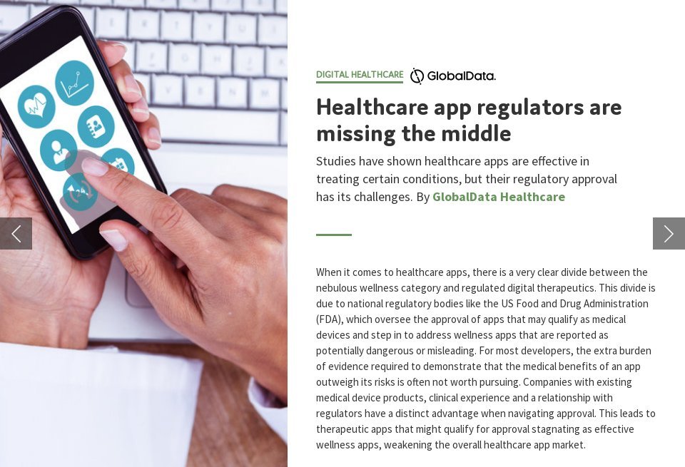Healthcare app regulators are missing the middle - Medical Technology ...