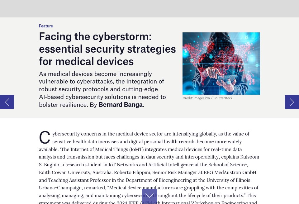 Facing the cyberstorm: essential security strategies for medical ...