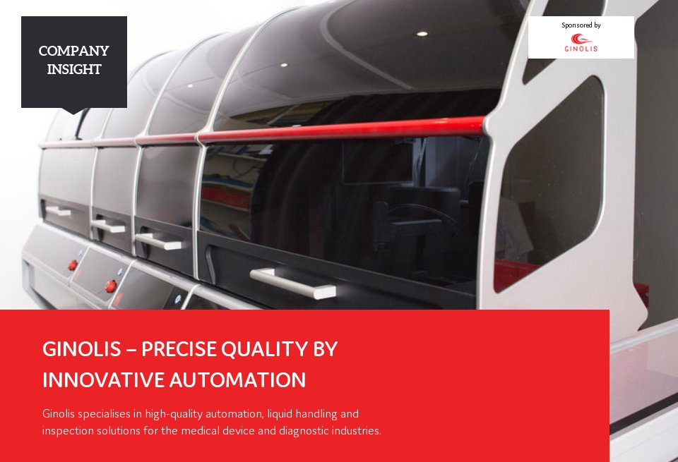 Ginolis Company Insight - Medical Technology | Issue 19 | September 2019