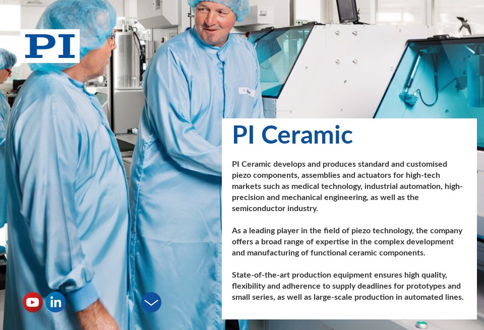 PI Ceramic - Medical Technology | Issue 19 | September 2019