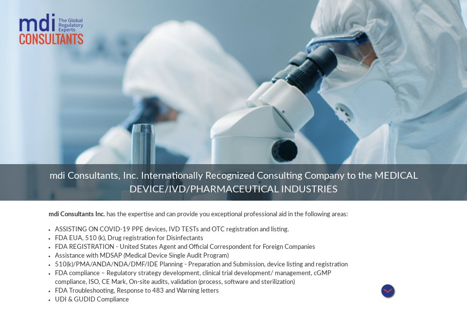 mdi Consultants - Medical Technology | Issue 31 | September 2020