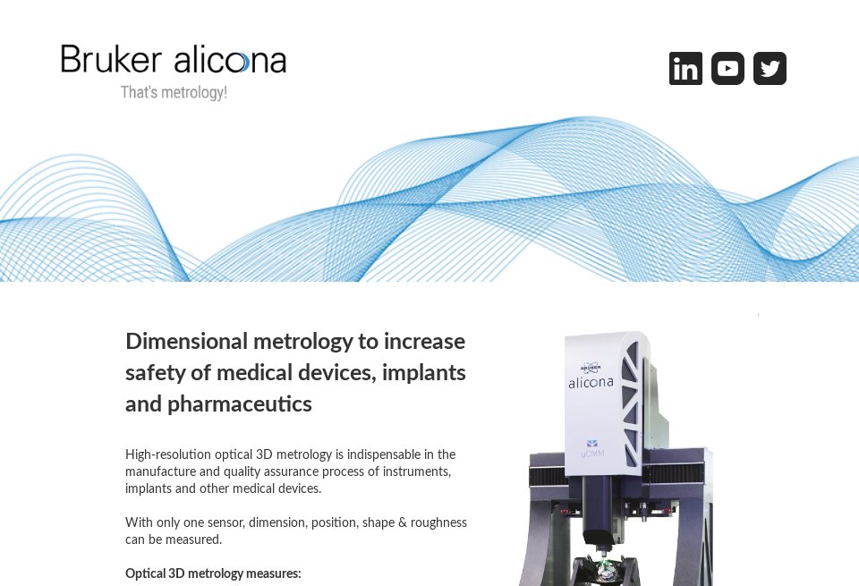 Alicona Imaging - Medical Technology | Yearbook 2020