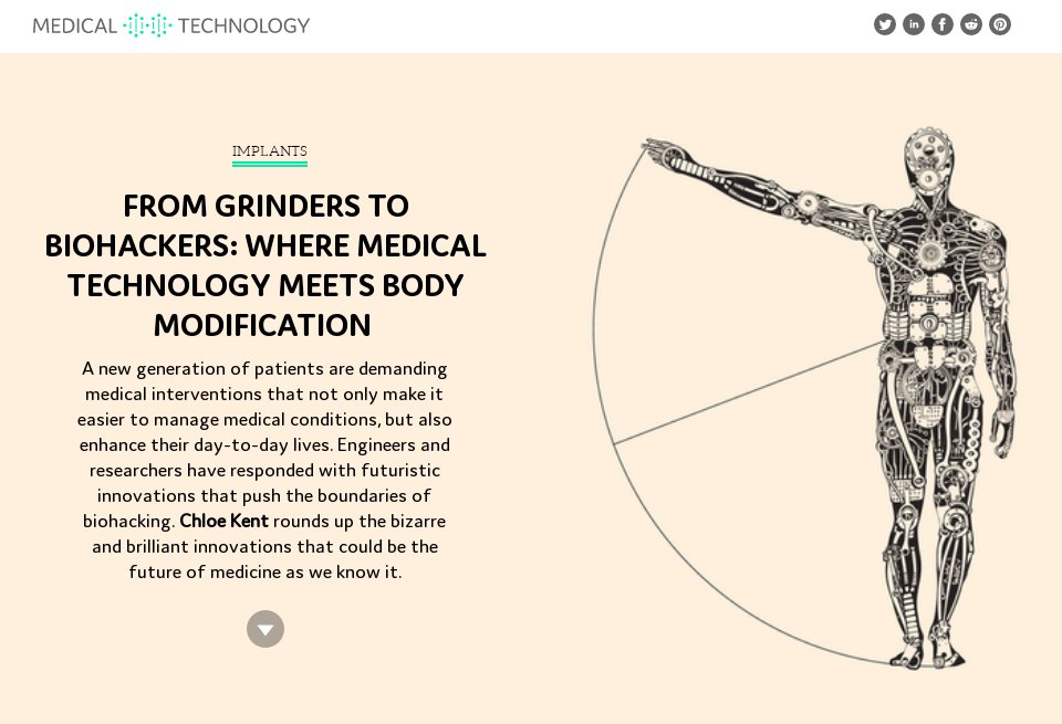 From Grinders to Biohackers: where medical technology meets body ...