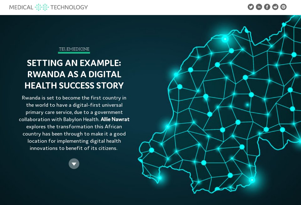 Setting an example: Rwanda as a digital health success story - Medical ...