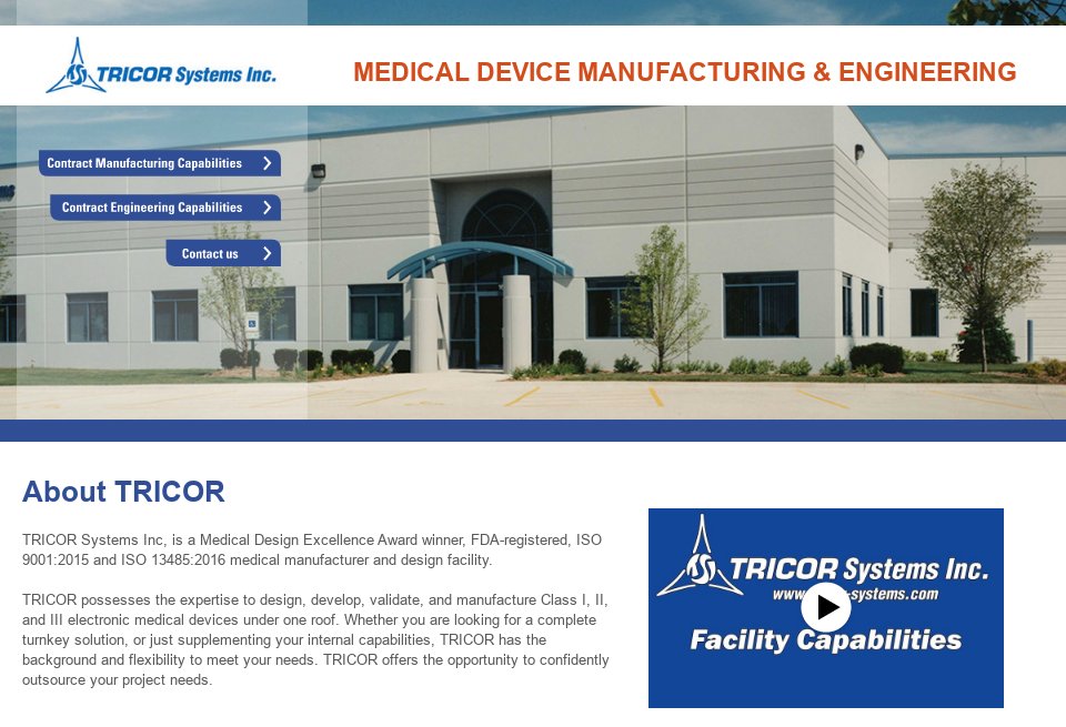 Tricor Systems - Medical Technology | Yearbook 2020